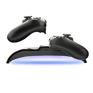 Nyko Charge Curve for PlayStation 4 - The Easiest Way to Charge your PS4 Controller - Drop and Charge Design - Low Profile - Blue Leds - Charges 2 Dualshock4 Controllers Simultaneously - PlayStation 4