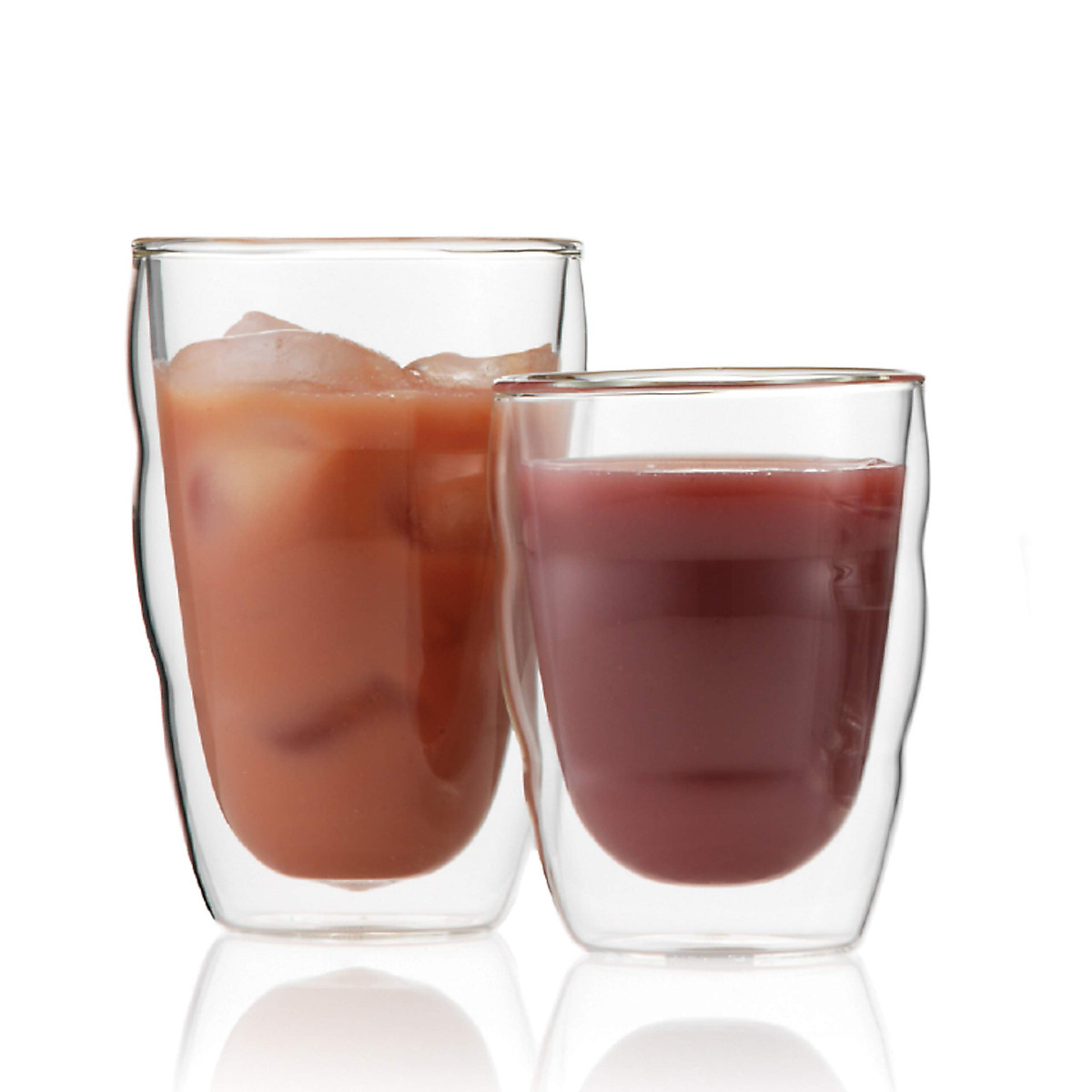 BODUM Pilatus Double, 2 Count (Pack of 1), Transparent, 8