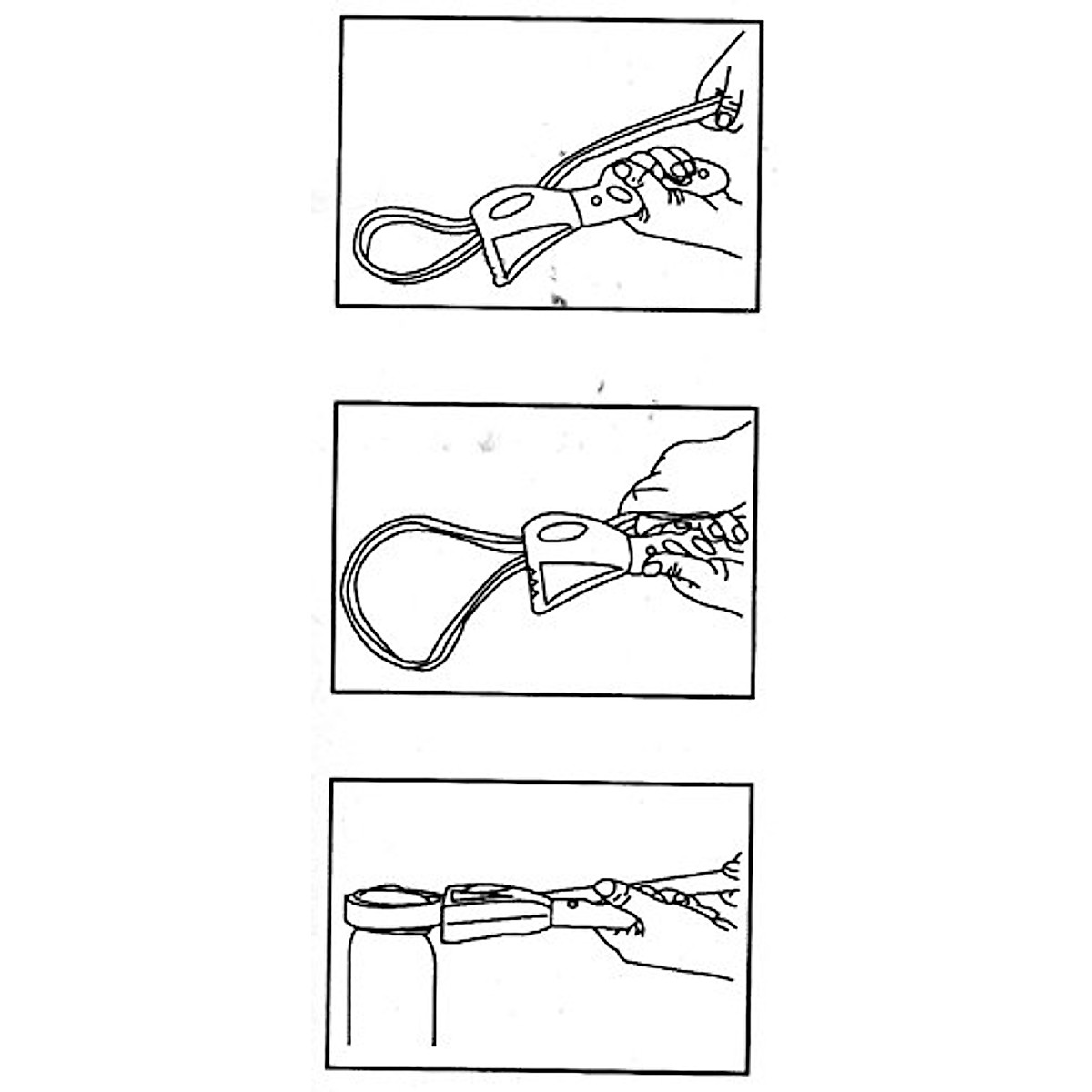 TuffMan Tools Oil Filter Wrench Set - 2pcs, Use as Jar Opener, Pipe Wrench, Rubber Strap Wrenches Used by Mechanics, Plumbers