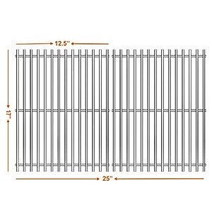 Hisencn 17" Stainless Steel Cooking Grid Grates for Charbroil 463250509, 463250510, Thermos 461262409, Grill Master 720-0737, 720-0670E, Vermont Castings Great Outdoors Gas Grills