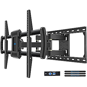 Mounting Dream UL Listed TV Wall Mount for Most 42-84” TVs, Premium Ball Bearings Design for Ultra-Slim TV’s Smooth Moving, Full Motion TV Mount with Articulating Arm, Max VESA 600x400mm and 100LBS