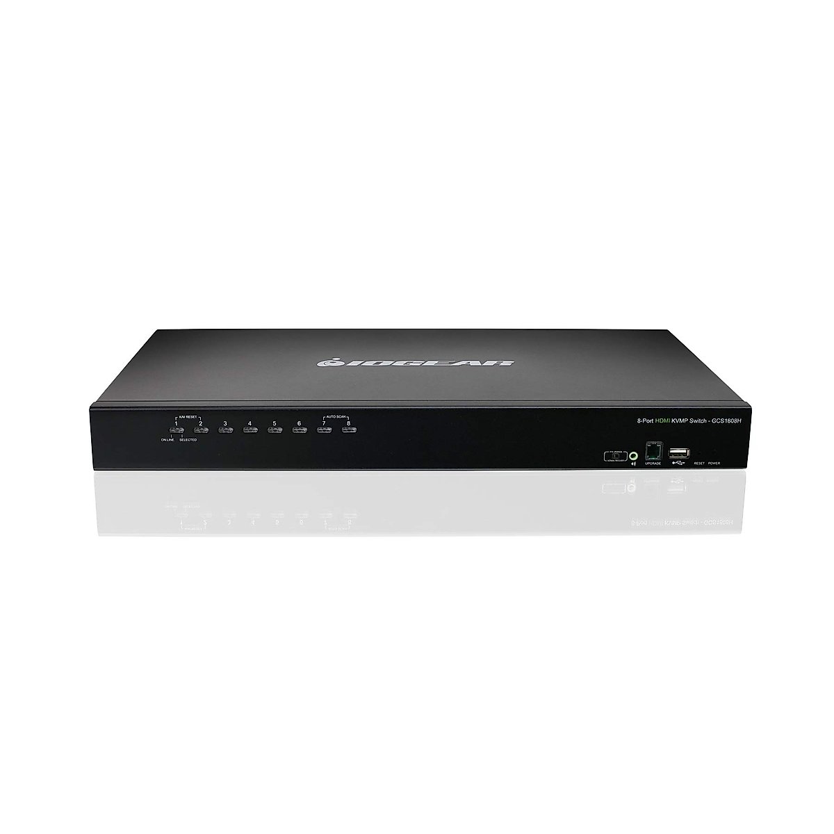 IOGEAR 8-Port USB HDMI KVM Switch – OSD – Cascade - w/USB KVM Cables Set (TAA) GCS1808H