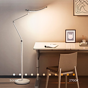 HAPPY NOCNOC LED Floor Lamp Warm/Cool White LED White Floor Lamp