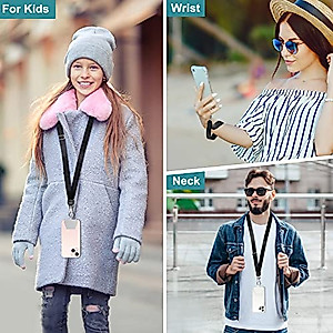 takyu Phone Lanyard, Phone Wrist Strap Phone Lanyard for Around The Neck Compatible for All Smartphones
