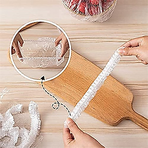 Fresh Keeping Bags, Fresh Keeping Bags 100pcs, Fresh Keeping Bags Food Covers, Reusable Fresh Keeping Bags With Elastic, Plastic Sealing Bags Food Cover For Food Storage (100 PCS)