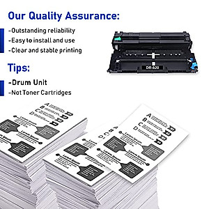 DR820 DR-820 DR 820 Drum: Compatible 1Pack TN850 Drum Replacement for Brother MFC-L5850DW MFC-L5900DW HL-L6200DW MFC-L6700DW MFC-L5800DW HLL6200DW HL-L5200DW L5200DWT HL-L5100DN Printer