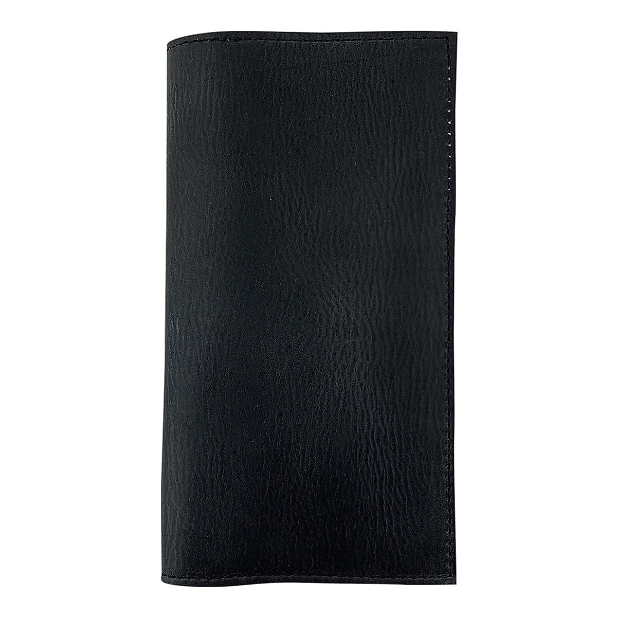 Hide & Drink, Checkbook Cover, Minimalist Organizer, Check Presenter, Bill Holder for Waiter and Waitress, Restaurant Accessories, Full Grain Leather, Handmade, Charcoal Black