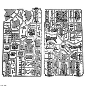 Dungeons & Lasers Fantasy Customization Bits for DND Terrain - 70 Pieces of D&D Accessories and Props for 5E Tabletop RPG Games - Unpainted, Unassembled - for Ages 14 Years and up