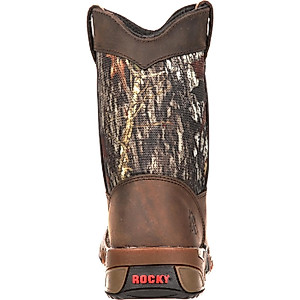 ROCKY Kids' Aztec Wellington Boot, Mossy Oak Break Up Infinity, Size 4(M)
