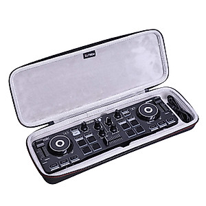 LTGEM DJ Controller Case for Hercules Compact DJ DJControl Starlight - Hard Storage Travel Protective Carrying Bag