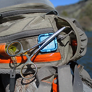 Mag Grab® Mini - Magnetic Fly Patch (Toothy Trouble, Orange)