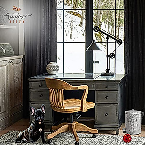 Autumn Alley Farmhouse Bathroom Trash Can - Galvanized Trash Can with Lid and Pedal for Rustic Bathroom, Farmhouse Kitchen Trash Can, Country Home Décor, 5L, 1.3 Gallon, Galvanized Grey