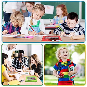 IKAYAS 20 Pack Pencil Pouch for 3 Ring Binder bulk Binder Pencil Pouch with Zipper, Pencil Pouches Pencil Bags for Classroom bulk Pencil Box Pencil Case for Storing School Students Teacher Supplies