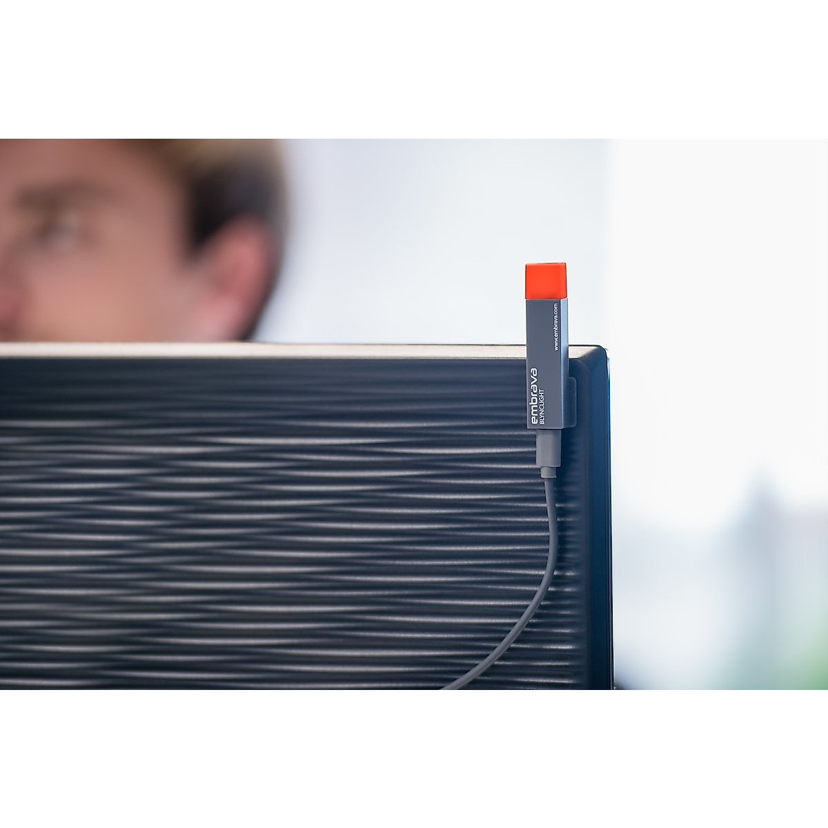Embrava Blynclight Mini - Busy Light for The Office (Designed for Monitors and laptops)