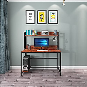 MJWDP 50.4"x26.8"x3.74" Computer Desk Computer Table PC Desk Desktop Office Table Office Desk