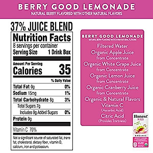 Honest kids Assorted Organic Juice Drink Variety Pack, 6 Fl Oz, (40 Count)