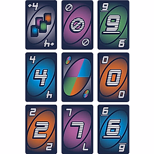 Mattel Games UNO Iconic Series 1980s Matching Card Game Featuring Decade-Themed Design, 112 Cards for Collectors, Teen & Adult Game Night, Ages 7 Years & Older.