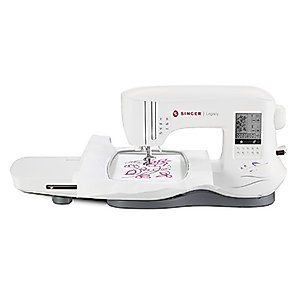 SINGER | Legacy SE300 Embroidery Machine with 200 Built-In Embroideries, LCD Touch Screen, & 250 Built-In Stitches - Sewing Made Easy