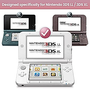 OSTENT Anti-shock Hard Metal Box Cover Case Shell for Nintendo 3DS XL LL (Pink)