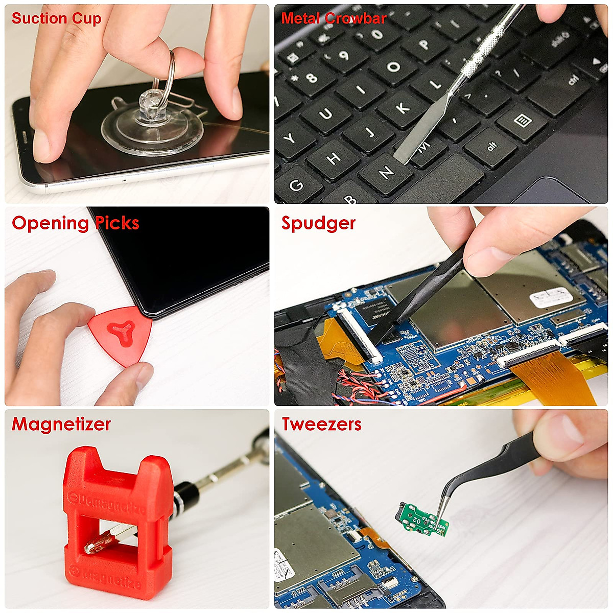 STREBITO Screwdriver Sets 142-Piece Electronics Precision Screwdriver with 120 Bits Magnetic Repair Tool Kit for iPhone, MacBook, Coumputer, Laptop, Tablet, PS4, Xbox, Nintendo, Eyeglasses, Jewelers