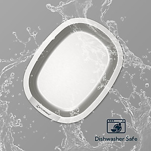 Metal Spoon Rest with Non-slip Silicone Pad for Stove Top Kitchen Counter, 18/8 Stainless Steel Spoon Holder, Extra Large Resting Area, Dishwasher Safe, for Kitchen Cooking Utensils BBQ - 1 Pack