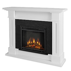 Real Flame 6030E-W 6030E Kipling Electric Fireplace, Medium, White