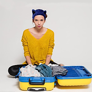 Hofar Cat Face Wash Headband Hairband with Cat Ears Coral Fleece Cartoon Cute Creative Hair Accessories