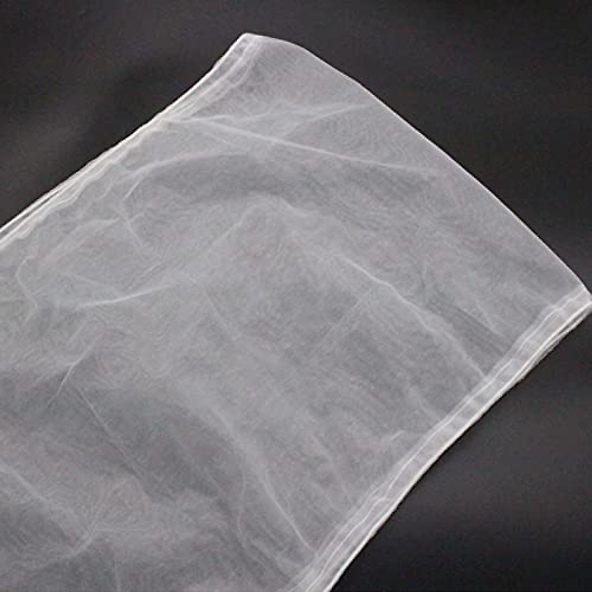 Bird Cage Seed Catcher, Large Airy Gauze Seeds Bird Cage Cover Guard Adjustable Bird Cage Cover Birdcage Seed Feather Catcher Universal Birdcage Parrot Bird Nylon Mesh Net Cover(XL-118x32 in, White)