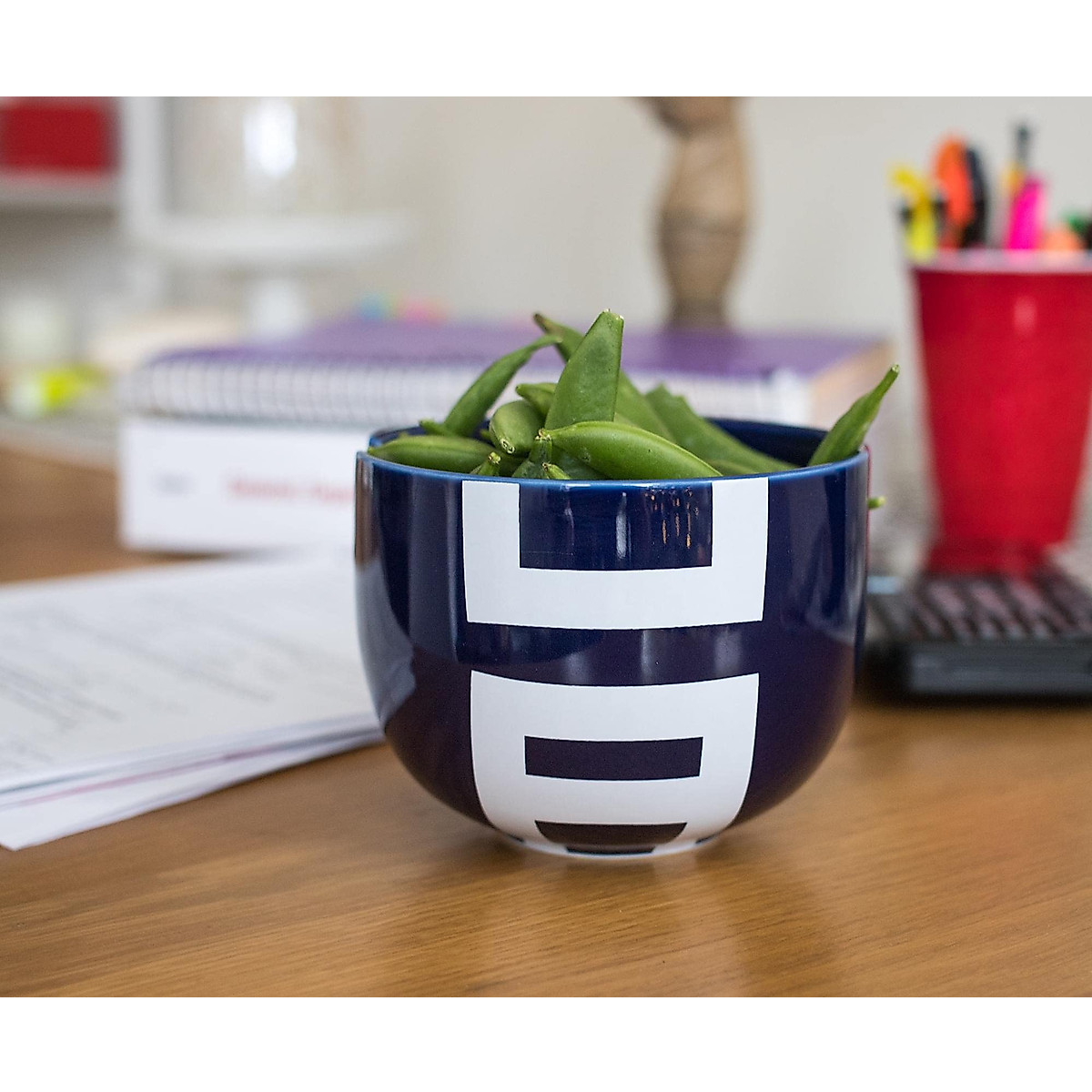 JUST FUNKY My Hero Academia U.A. High School Japanese Ceramic Dinnerware Set | Includes 16-Ounce Ramen Bowl and Wooden Chopsticks