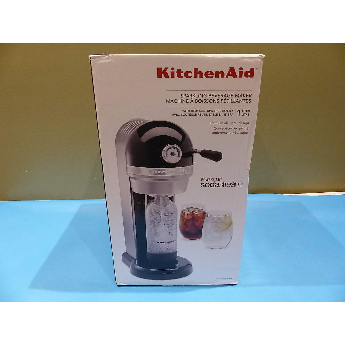 KitchenAid Sparkling Beverage Maker, Onyx Black (Renewed)
