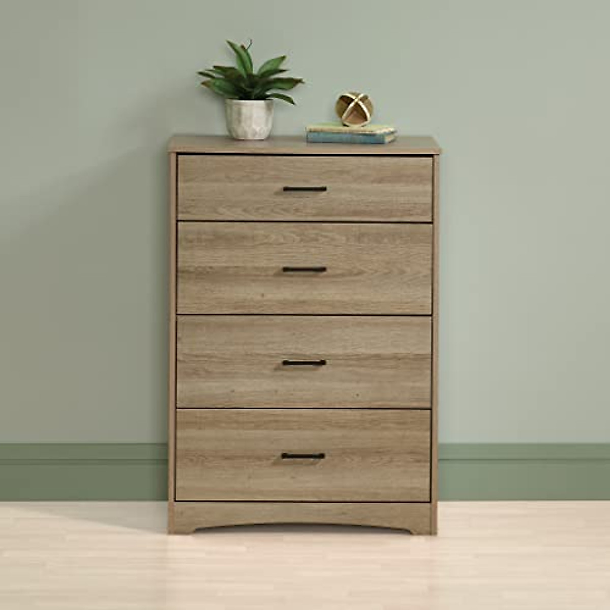 Sauder Beginnings 4-Drawer Chest, Summer Oak Finish