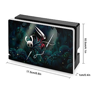 Protective Case for Nintendo Switch Dock, Hollow Knight Hard PC Base Cover Water-Proof & Anti-Scratch Switch Dock Case Protector