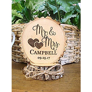 Mr & Mrs Wedding Cake Topper