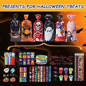 436 Pcs 24 Pack Assorted Halloween Stationery Set, Halloween Party Favors for Kids, Halloween Classroom Prizes Supplies Goodie Bag Stuffers Fillers, Including Halloween Themed Assorted Stationery