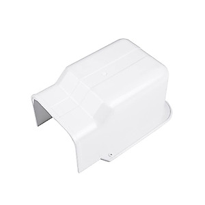 LyPrem PVC Line Cover Kit Parts Accessories for Ductless Mini Split (5" Wall Cover,White)