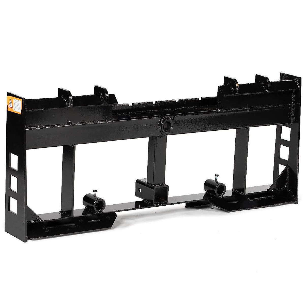 Titan Attachments Skid Steer Pallet Fork Frame Attachment, 60â€ Fork Blades, Rate 4,000 LB, Quick Tach Tractor, Receiver Hitch