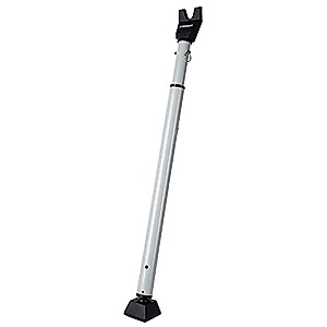 BRINKS- Portable Door Security Bar, Silver- Adjustable Security Door Jammer- Fits Standard Sliding Doors, Hinged Doors, And Windows- For Travel, Home, Dorm