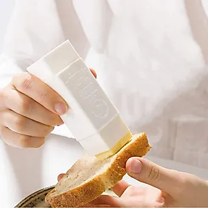 Lantsang Butter Stick Holder, Butter Spreader dispenser with cover, Standard Butter Dish Keeper container for Corn Pancakes Waffles Bagels Toast, Dishwasher Safe