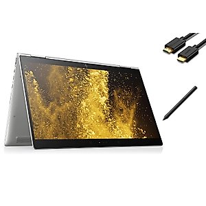 HP 2020 EliteBook X360 1030 G3 2-in-1 13.3" Touchscreen FHD (1920x1080) Business Laptop with Pen (Intel Quad Core i7-8650U, 16GB RAM, 2TB PCIe M.2 SSD) Backlit, Type-C Thunderbolt 3, Windows 10 Pro