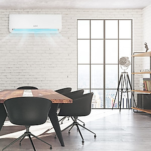 ROVSUN 18,000 BTU Ductless Mini Split AC/Heating System, 230V / 19 SEER Split-System Wall Air Conditioner Pre-Charged Inverter Heat Pump with 16ft Installation Kit (1 set)