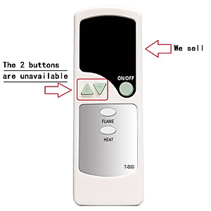 Replacement for Twin Star Electric Fireplace Heater Remote Control 23EF003SRA