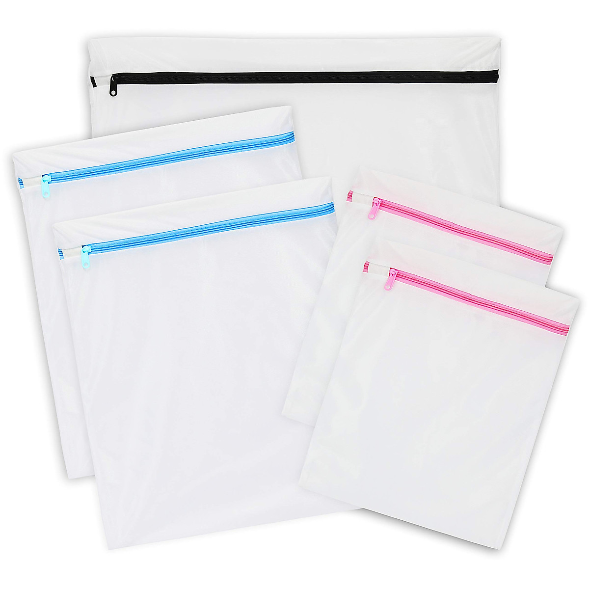 Simple Houseware Laundry Bra Lingerie Mesh Wash Bags (1 X-Large, 2 Large and 2 Medium) - 5 Pack