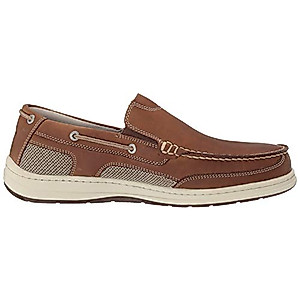 Dockers Men's Tiller Boat Shoe, Dark Tan, 10 W US