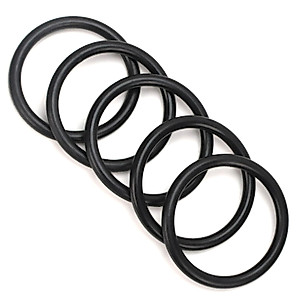 (5 Pack) for T&S Brass 010389-45 O-Ring Replacement Plunger Rubber Gasket for Three-Layer Sink Drain and Torsion Waste Drain Valve Seals