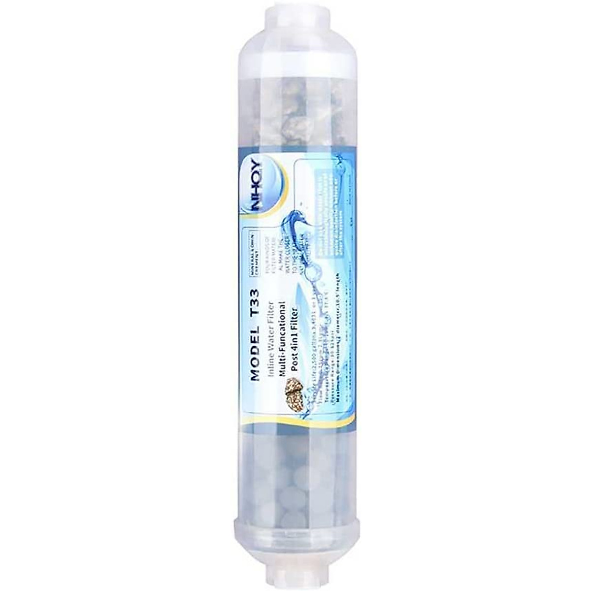 4 in 1 T33 Multi-Function Mineralization Filter Element, Increase Ph and Calcium Magnesium Ion, Replacement Filters Cartridge