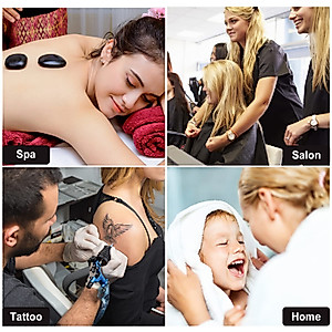 Salon Señor Towel Warmer,Hot Towel Warmer Spa,Professional Small Towel Warmer with Mirror Door,Towel Warmer Cabinet for Facial (Black)