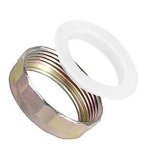 KONE Strainer Joint Nut and Fixing Accessory, Stainless Steel Connection Nut Fit for 3-1/2 Inch Kitchen Sink Drain, Easy Installation, No Plumber Putty Needed