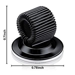 Pen Holder Clips Manganese Steel Pen Holder Self Adhesive Pen Pencil Organizer with Adjustable Spring Loop for Refrigerator Whiteboard Erase Board and Bulletin Board Map (10)