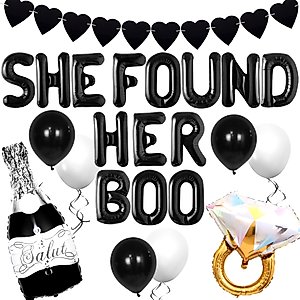 LaVenty She Found Her Boo Bridal Shower Decoration She Found Her Boo Bachelorette Decoration Halloween Bachelorette Bridal Shower Decoration
