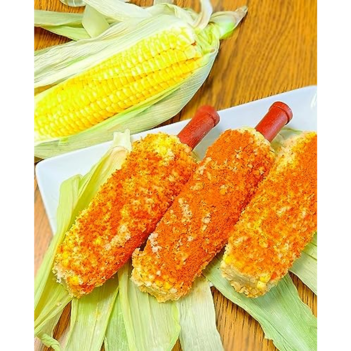 ¡Mucho Gusto! Chipotle Elote Seasoning - 8.8 oz Popcorn Seasoning -Authentic Mexican Street Corn Seasoning & Taco Seasoning -Use as Popcorn Flavoring Seasoning, Chipotle Seasoning & in a Popcorn Kit